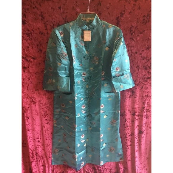 chinoiserie | Cheongsams & Qipaos | Vintage Chinoiserie Robe 7s Pure ...